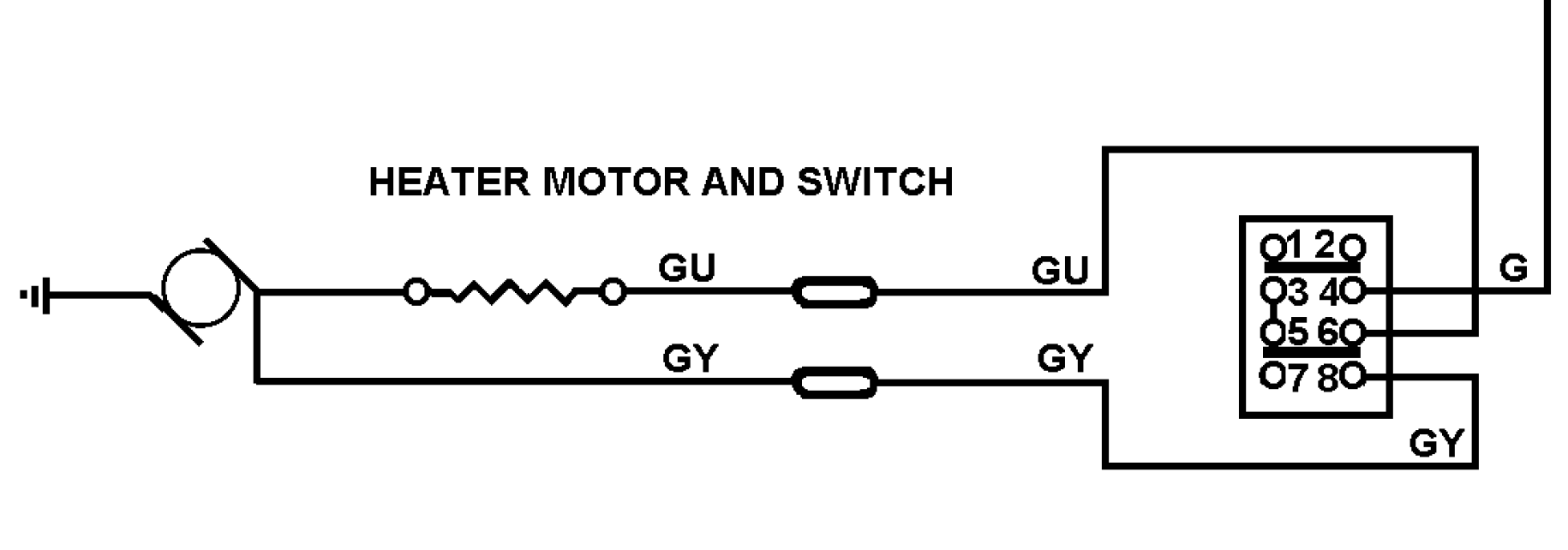 Heater motor wiring..resistor? s1 ots - E-Type - Jag-lovers Forums