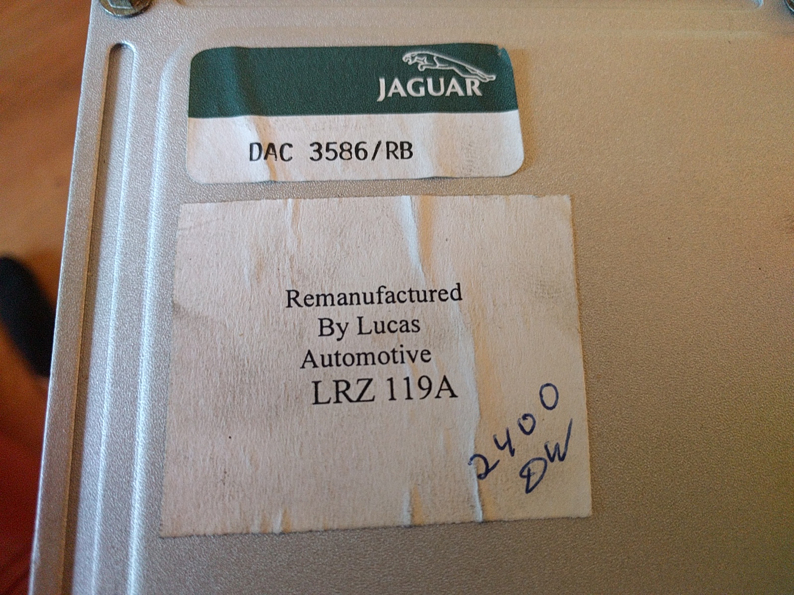 Remanufactured Lucas 6cu ECU quality - XJ-S - Jag-lovers Forums