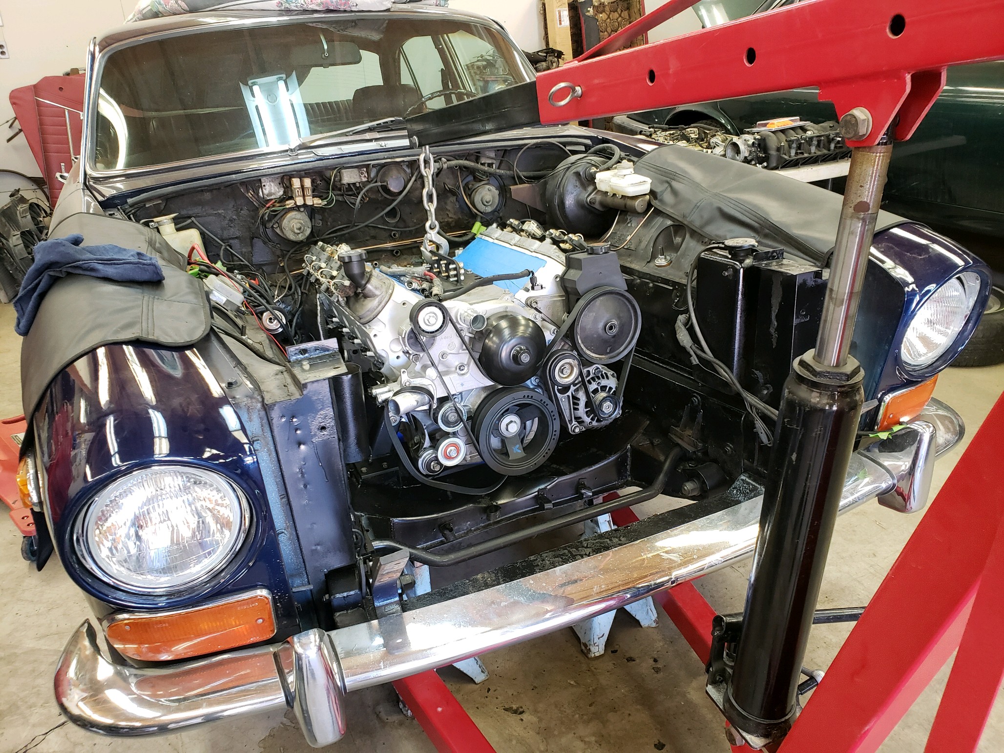 Starting my S1 XJ6 LS1 swap - Lumps - Jag-lovers Forums