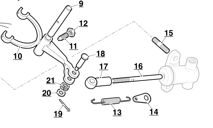 Is the clutch fork spring missing? - E-Type - Jag-lovers Forums